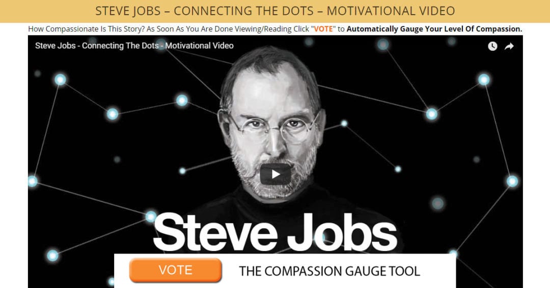 Steve Jobs – Connecting The Dots – Motivational Video | GollyGoose ...